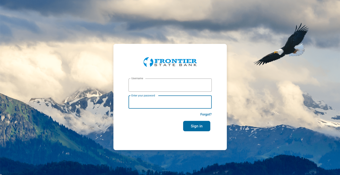 Online Banking :: Frontier State Bank